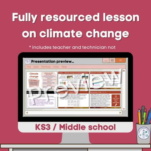 Climate change by CMGs Science lessons | TPT