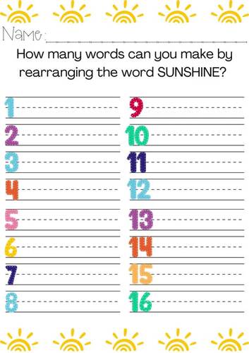 Word Scramble | Puzzle Worksheet | Activity | End of Year by ...