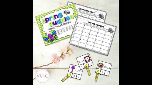 April Kindergarten Math and Literacy Centers | Spring Centers | Hands On