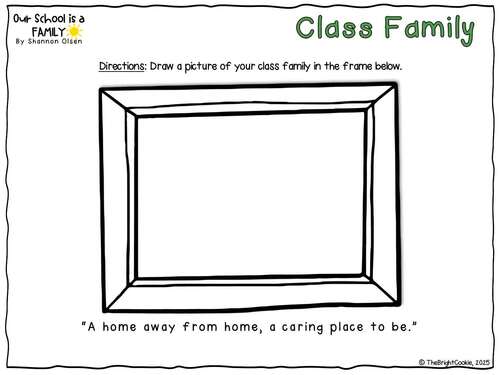 Our School is a Family, Back to School, Positive Affirmation, School ...