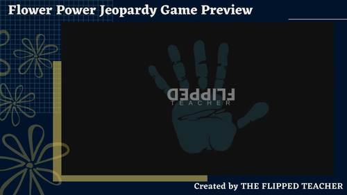 Editable Jeopardy Game |Flower Theme | Distance Learning Adaptable ...