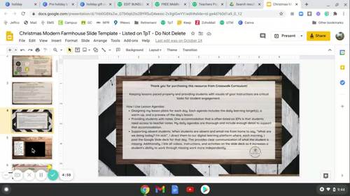 Holiday Themed Google Slides™ Template | Engineering Challenge Bundle