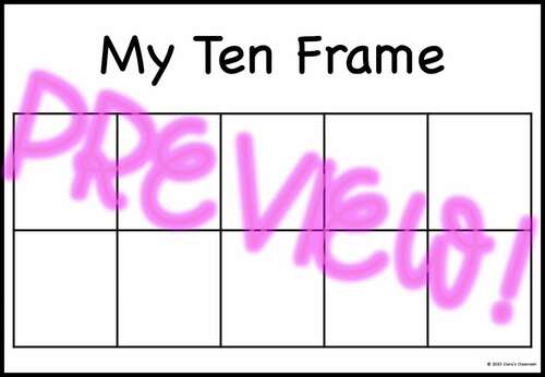 Ten Frame Classroom Management Reward Charts by Ciara's Classroom