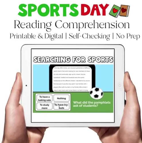 Learning About Sports | Reading Passages | Boom Cards | TPT