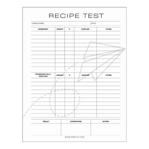 Candle Making Planner 10 Page Printable Bundle | Craft Organizer PDF