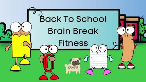 Back To School Brain Break Fitness, Exercise for Kids, PE, DPA, Video ...