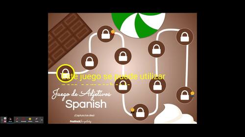 Spanish Adjectives Google Game Actividad de Adjetivos | TPT