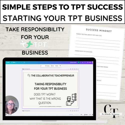 How to Stay Committed TPT Sellers Free Video Lesson #2 Create a ...