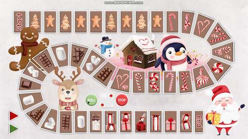 Holiday Treats Gameboard - Do It Yourself Editable Winter Game - All ...