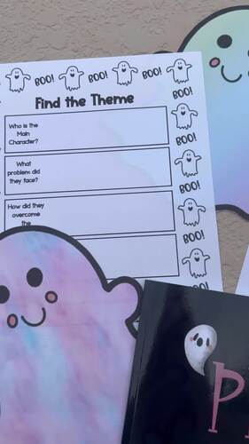 The Pink Ghost | Picture Book Companion | Worksheets & Crafts for ...