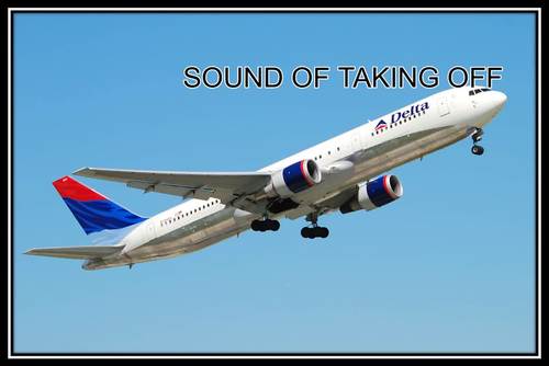 DIGITAL DOWNLOAD 7 PICTURES OF PASSENGER AIRPLANE +AUDIO OF TAKE OFF