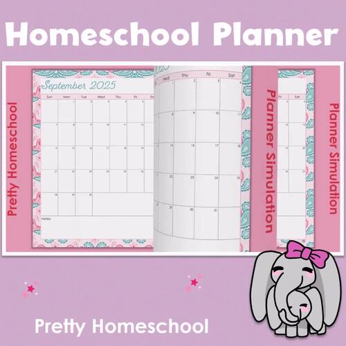 Printable Homeschool Planner | PDF for Daily & Weekly Lesson Planning