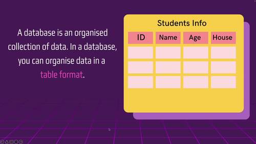 Igcse Computer Science Chapter 9 Databases 53x Animated Slideaccess Db