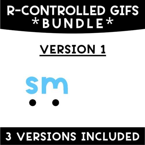 R-Controlled GIFS BUNDLE ($25 value) by Teacher Cloud | TPT