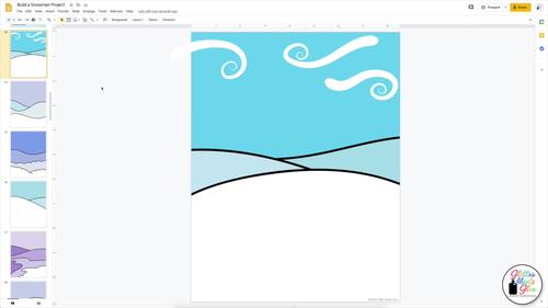 Digital Winter Art Project Bundle & Writing Prompts for Distance Learning