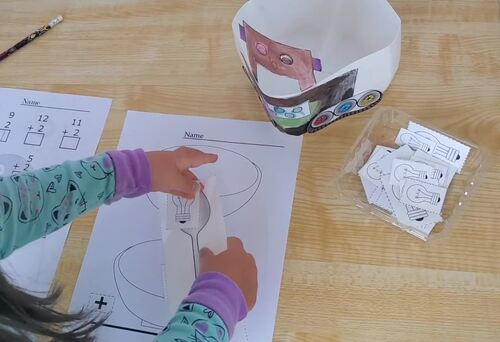 Robot-Kinder-Math | Kindergarten Basic Addition | Robot-Themed | Gender ...