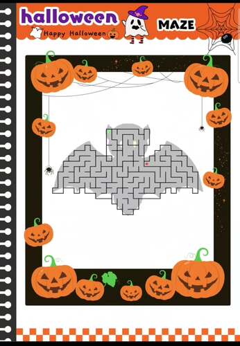 Halloween Activity Book - 59 Pages | Puzzles, Mazes, Coloring | PreK ...