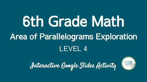 Area of a Parallelogram Formula - Google Slides Discovery Activity