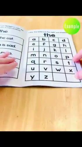 Sight Word Booklet THE by The Caribbean Teacher | TPT
