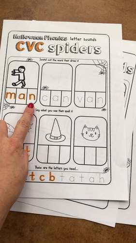 Halloween Phonics Fun | Letter sounds | CVC words | tricky words ...
