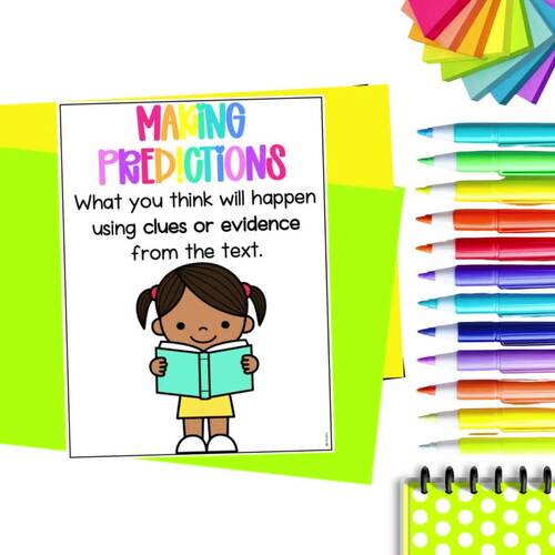 Making Predictions Activities Passages Graphic Organizer Lesson Plans