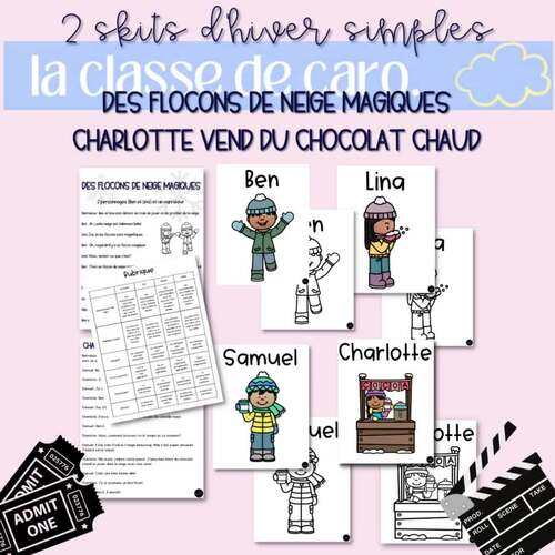 2 skits d'hiver simples | THÉÂTRE DES LECTEURS FRANÇAIS | French Winter ...