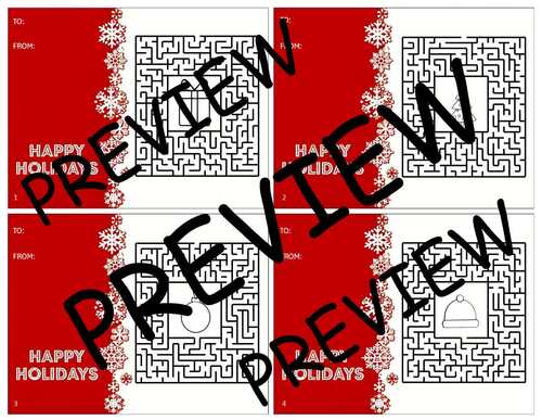 40 EDITABLE PRINTABLE Christmas Cards From Teachers to Students SET #2