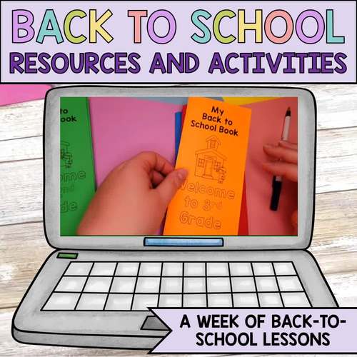 First Week of School Plans | Back to School Ice Breakers No Prep Printables