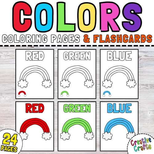 Colors Activities: Basic Colors Recognition Posters, Flashcards ...