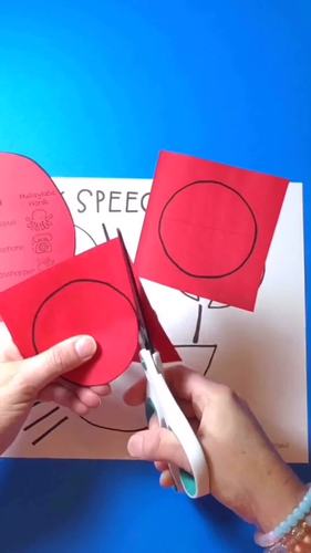 Crab Articulation and Language Speech Therapy Craft - Ocean Animals