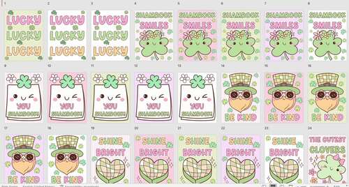 Groovy St. Patrick's Day Posters by Magical Kinders | TPT