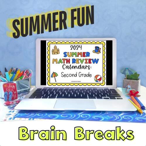 SUMMER FUN Large Motor Brain Breaks Printable Cards | Movement Break Cards