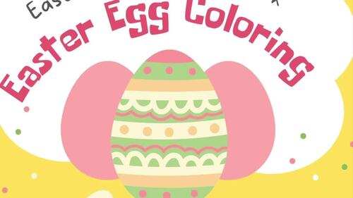 Easter Eggs Coloring Book vol 1| Happy Easter Coloring Pages For Kids ...