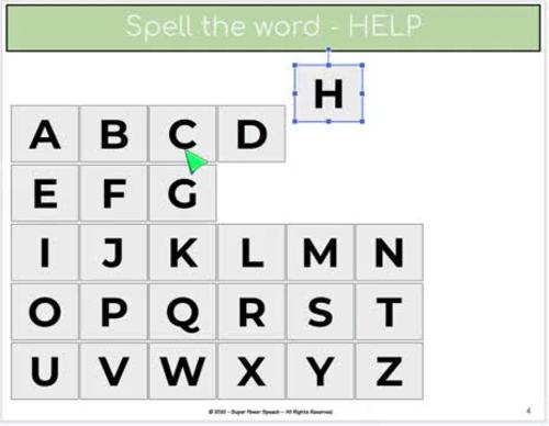 Lessons for Core & Fringe - HELP (Google Slides) by Super Power Speech