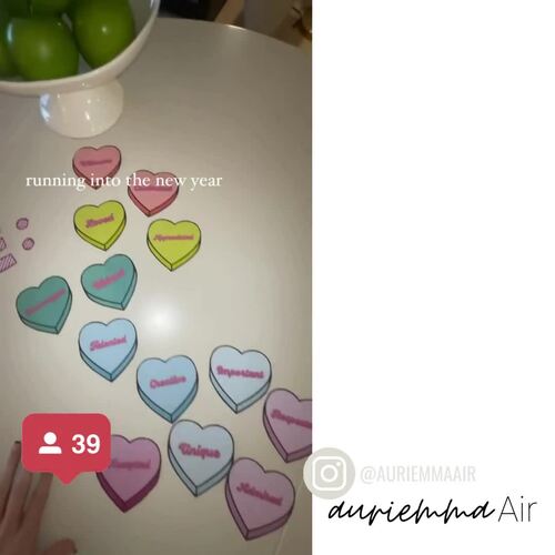 Sweetheart Bulletin Board Set | Candy Heart Affirmations by AuriemmaAir