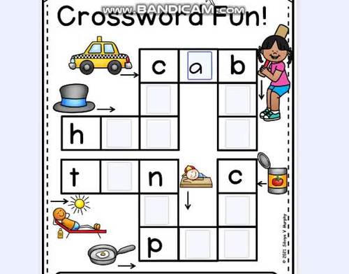 short a crossword fun by Murphys lesson design studio | TPT