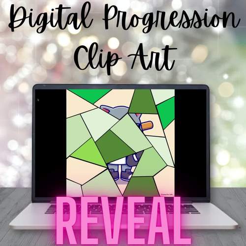 Digital Progression Clip Art REVEAL- Cool Cat by Learning Over Lattes