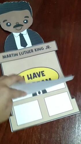 Martin Luther King Jr Writing & Craftivity | MLK Day, Black History ...