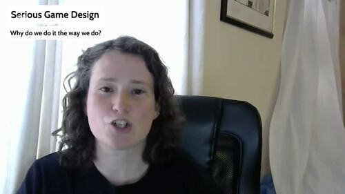 Why do we design serious games in the way that we do? by Daisy Abbott