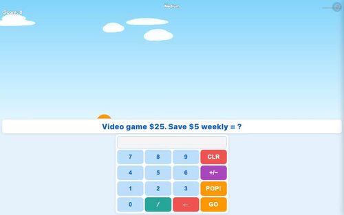 3rd Grade Money & Finance Math Game | No Prep Chromebook Game by Kick ...