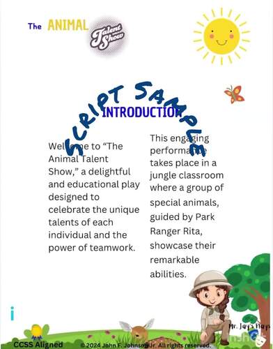 The Animal Talent Show by Jay Johnson | TPT