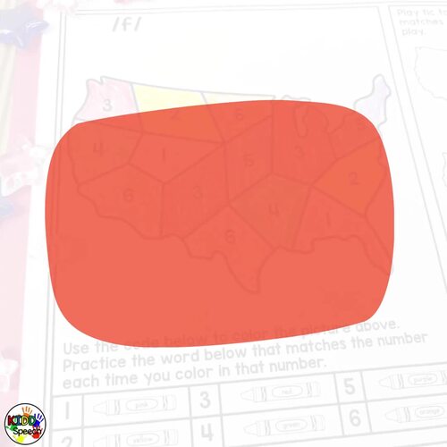 Preschool Speech Therapy Fourth of July No-Prep Articulation Mixed Groups