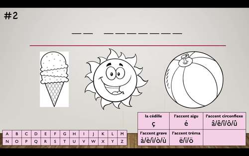 French Summer Vocabulary Paperless Activity #3: Devinez le mot/Guess ...