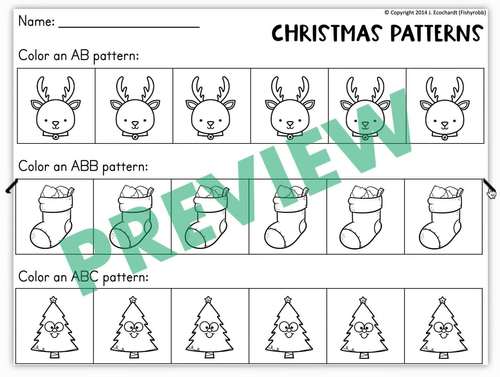 Kindergarten Christmas Math & Reading Worksheets Counting Addition ...