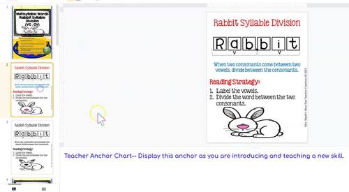 Reading VCCV Multisyllabic Words by Mrs Wyatts Wise Owl Teacher Creations