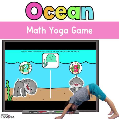*HALF OFF Summer Math Yoga Game - Numbers 0-10, Dice, Ten Frames ...