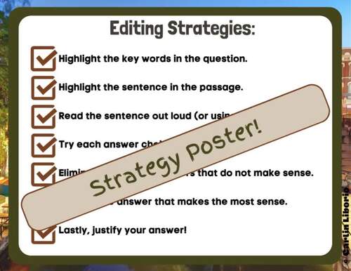 4th Grade EDITING Set #3 STAAR Practice- integrated with Social Studies ...