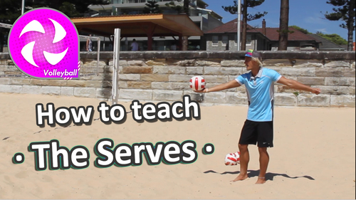How to teach Volleyball - The Serves - PE sport skills grades 3-6