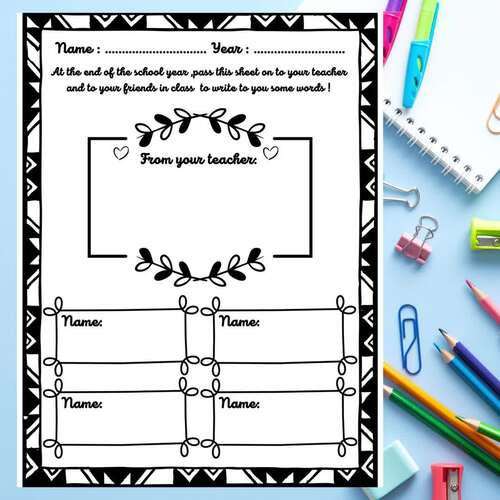 Last Day of School Activity | Best memories between TEACHER and FRIENDS