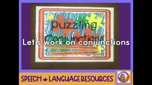 Conjunctions: Puzzling Conjunctions by Katrina Bevan | TPT